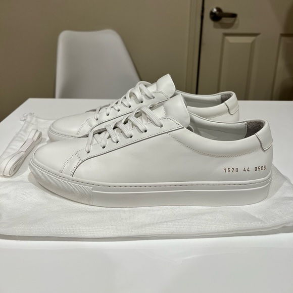 Shoes | Common Projects Original Achilles Low Leather Sneakers 4411 Us ...
